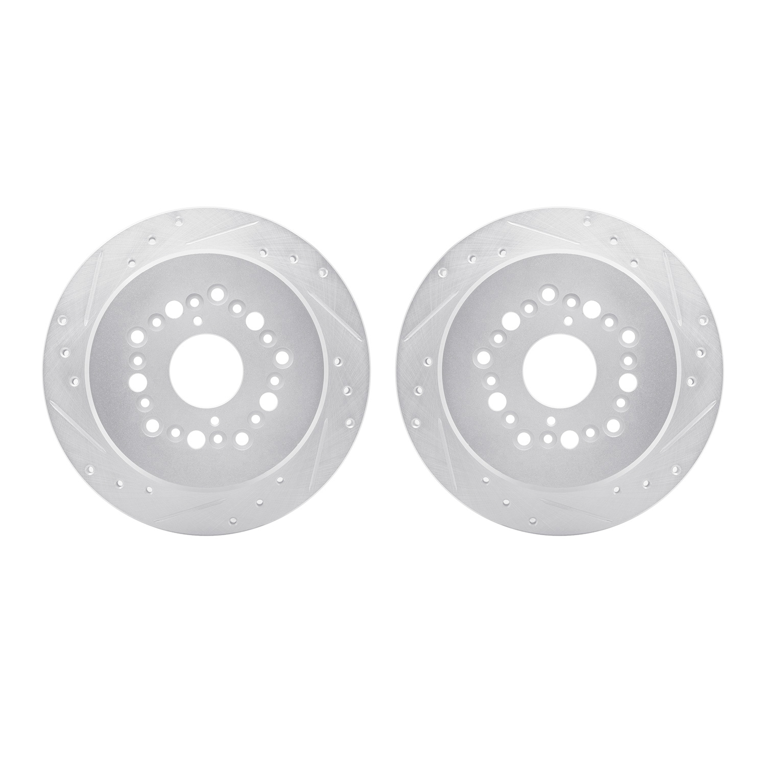 1990 Lexus LS400 DFC Rotors-Drilled and Slotted-Silver