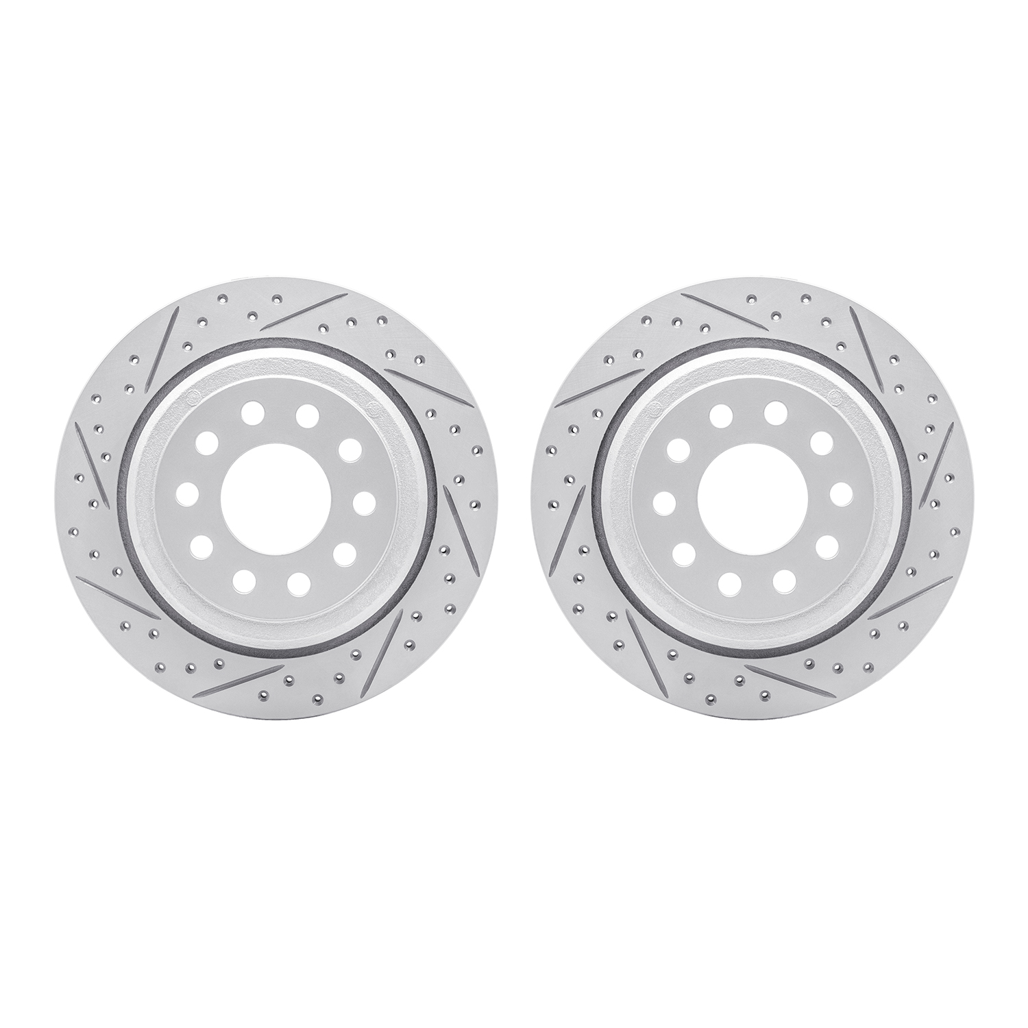 2004 Lincoln Town Car DFC Geoperformance Rotors-Drilled and Slotted