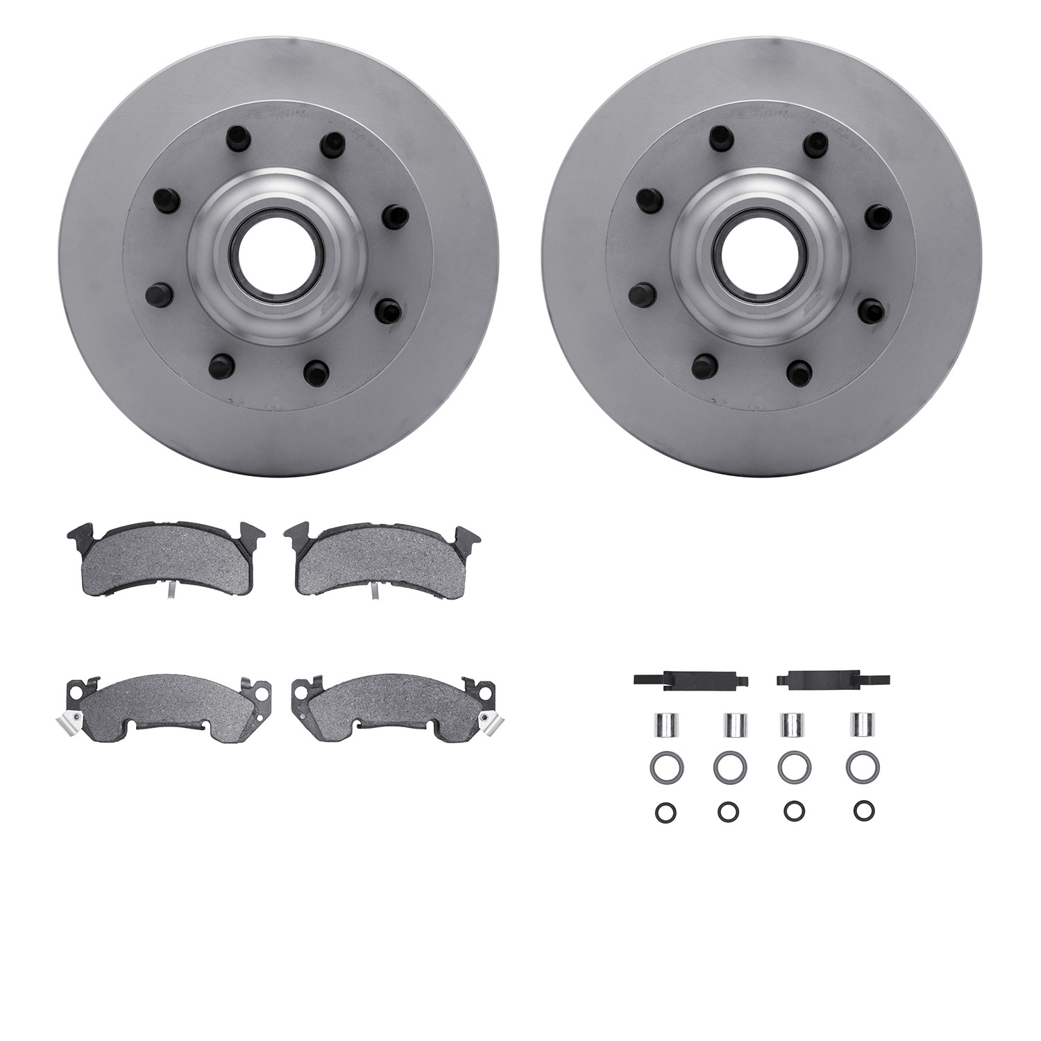 1983 Chevrolet G30 DFC Geospec Rotors with Heavy Duty Brake Pads ...