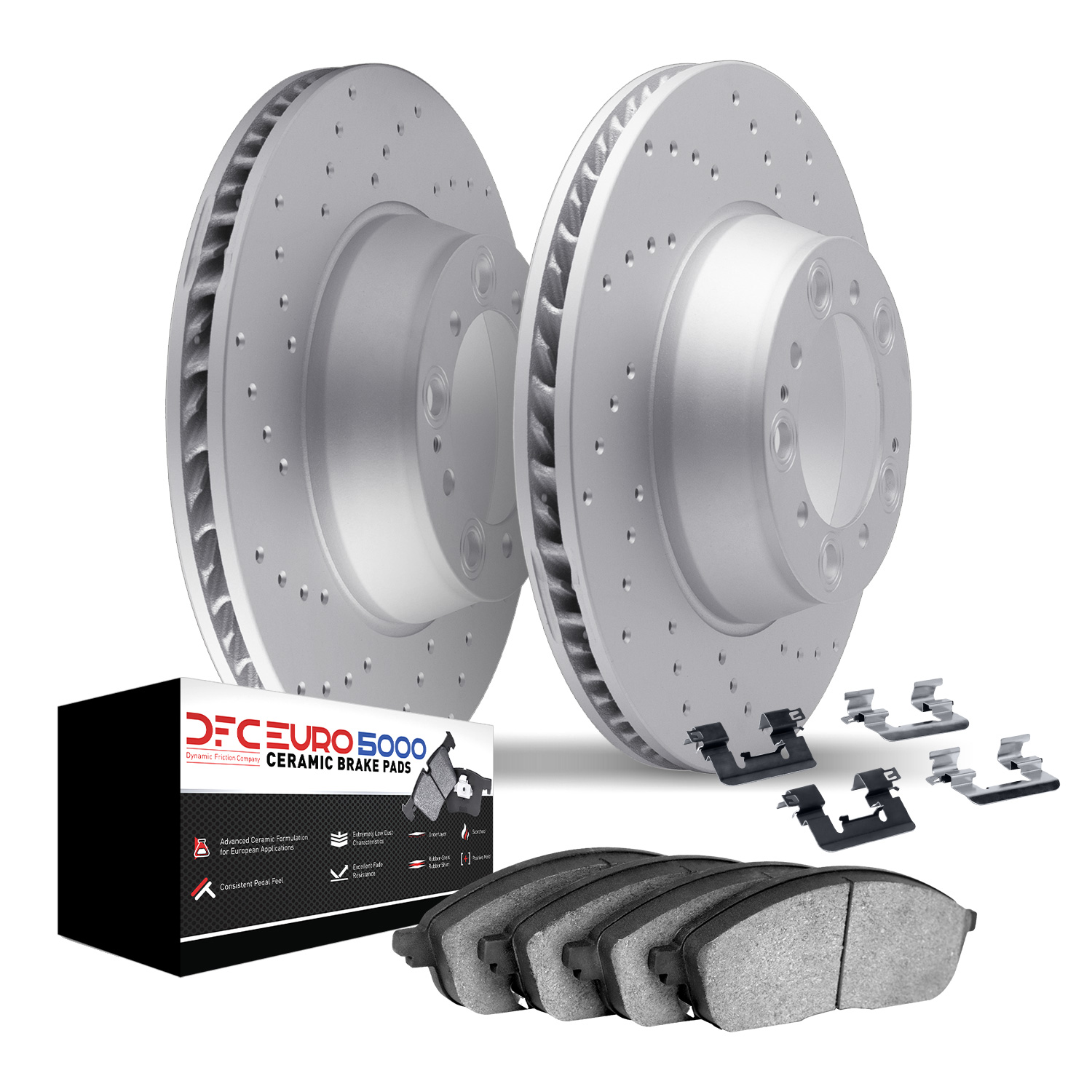 2021 Audi S5 DFC Geoperformance Rotors-Drilled with EURO 5000 Ceramic ...