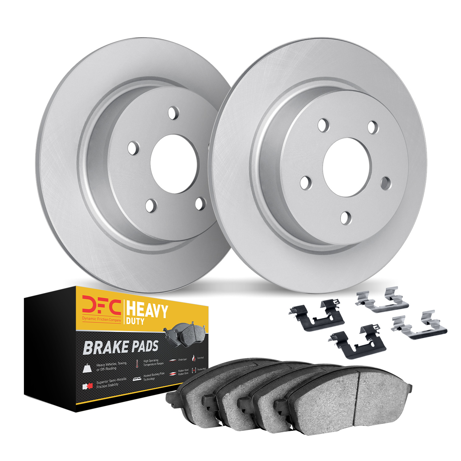 1998 Ford Expedition DFC Geospec Rotors with Heavy Duty Brake Pads ...