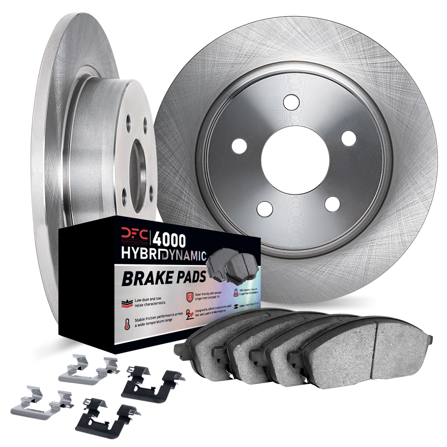 1979 Mercedes-Benz 300SD DFC Rotors with 4000 HybriDynamic Brake Pads ...