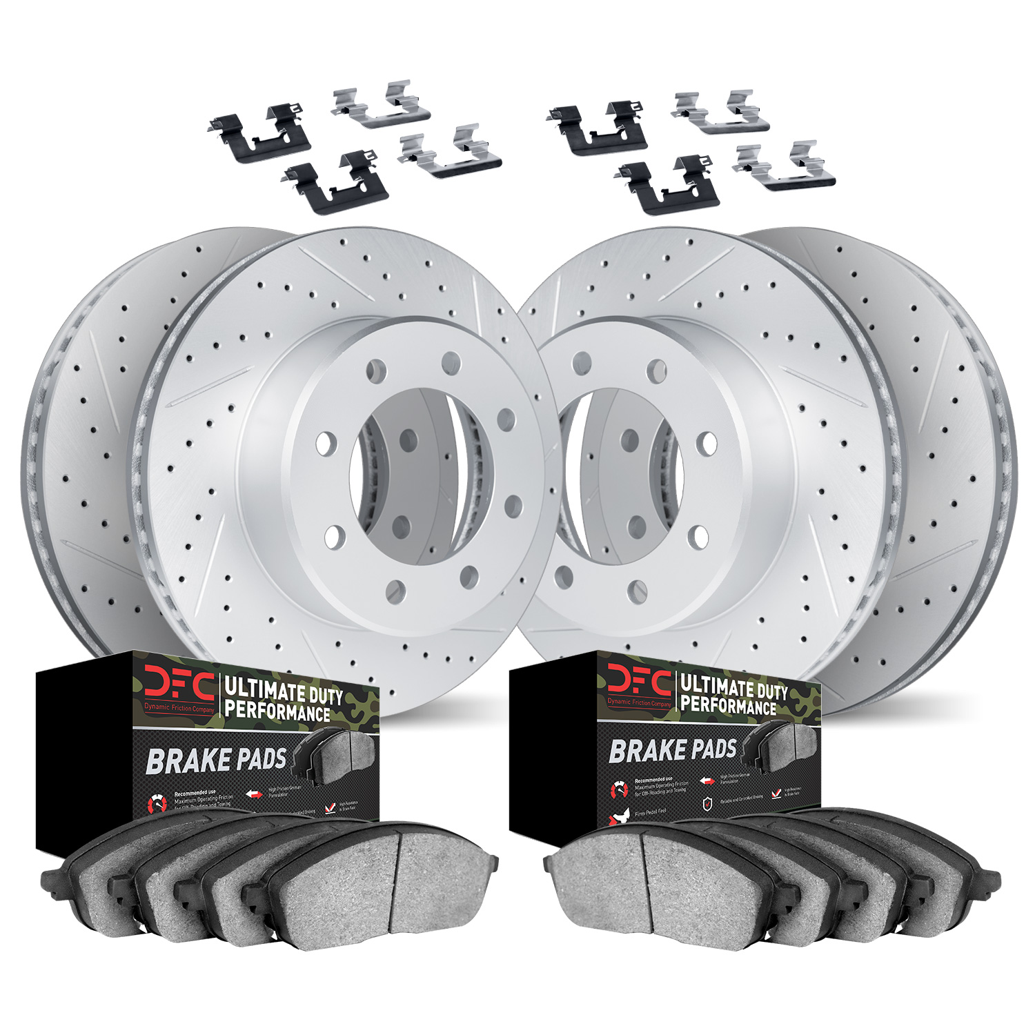 2001 Chevrolet Silverado 2500 DFC Geoperformance Rotors-Drilled and ...