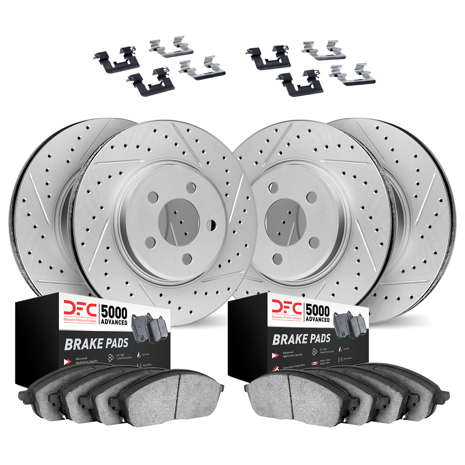 2013 Subaru BRZ DFC Geoperformance Rotors-Drilled and Slotted with 5000 ...