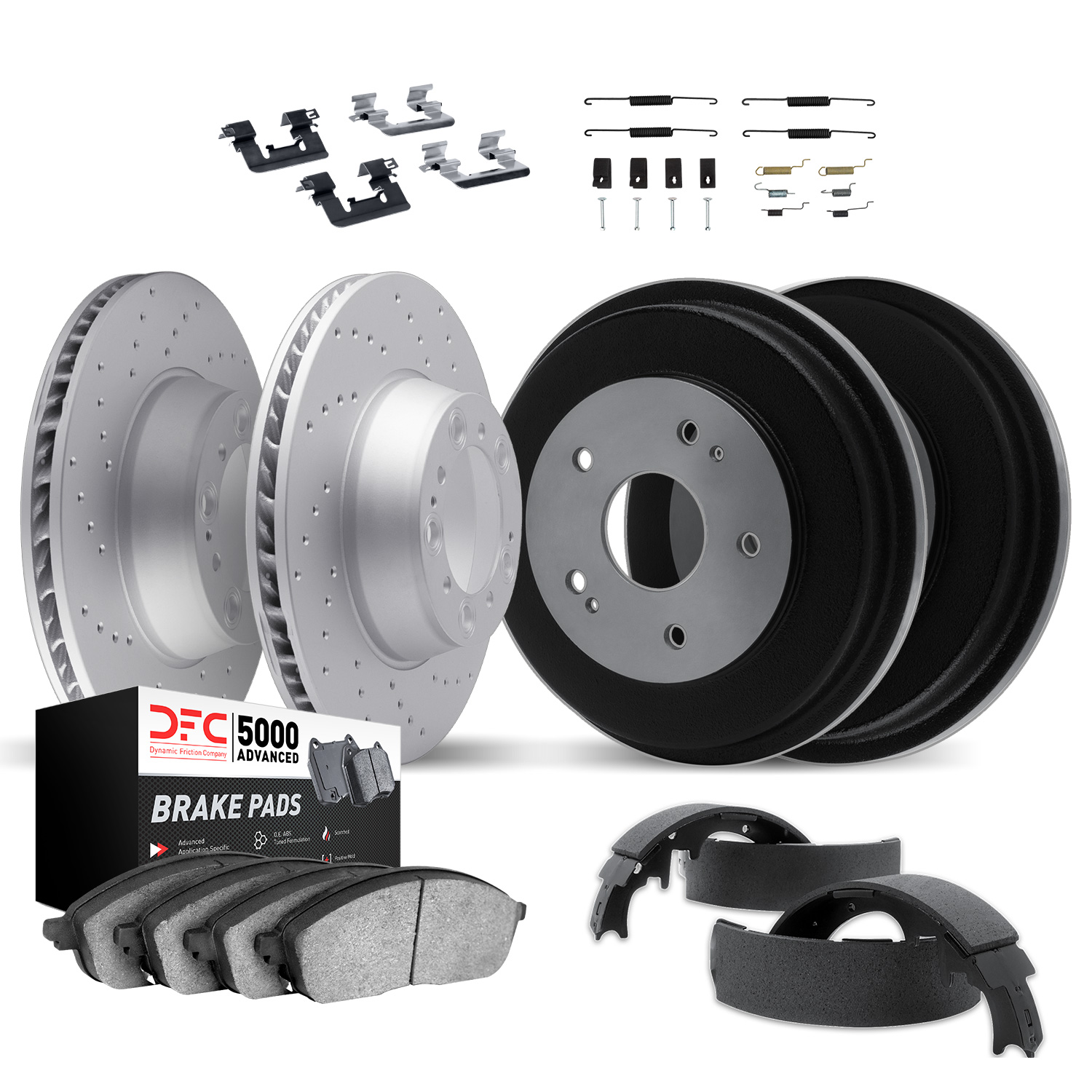 1969 Chevrolet Nova DFC Geoperformance Rotors-Drilled with 5000 ...