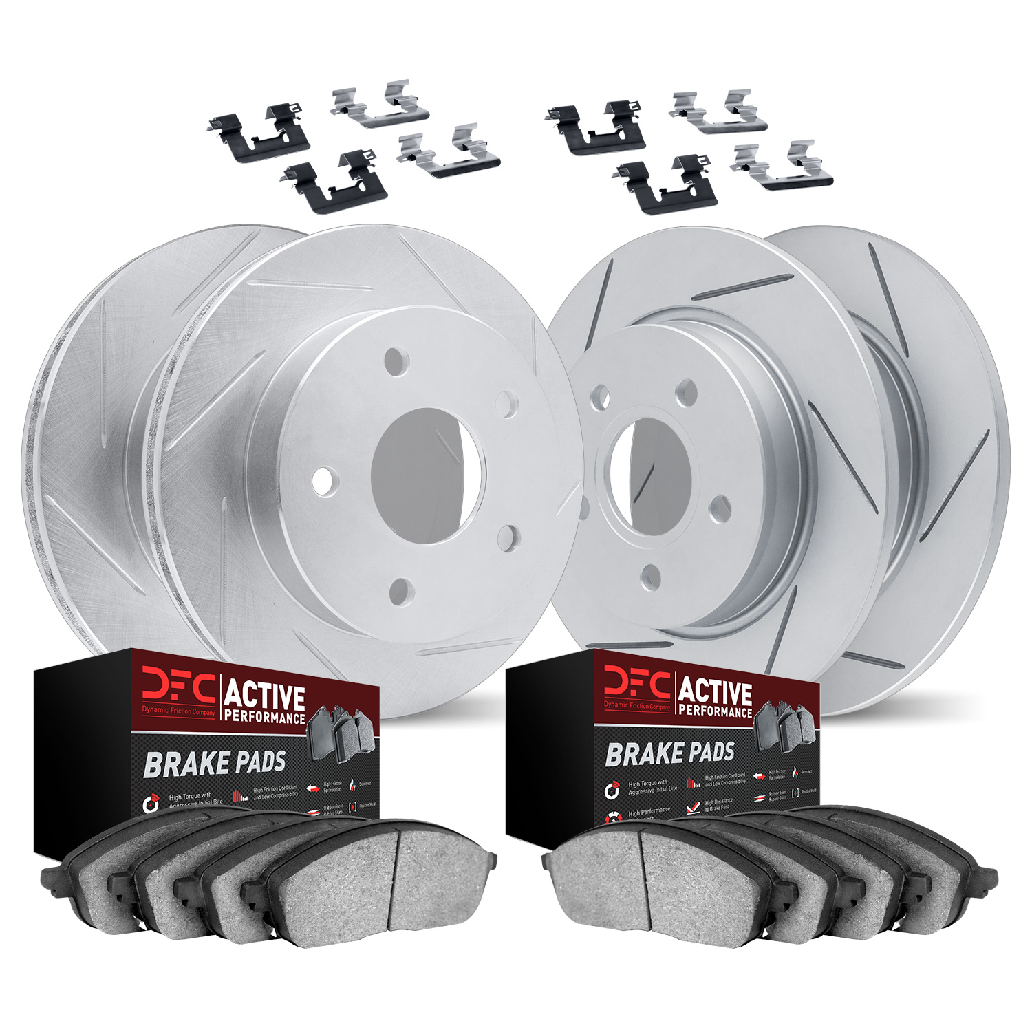 2006 Mazda 5 DFC Geoperformance Rotors-Slotted with Active Performance ...