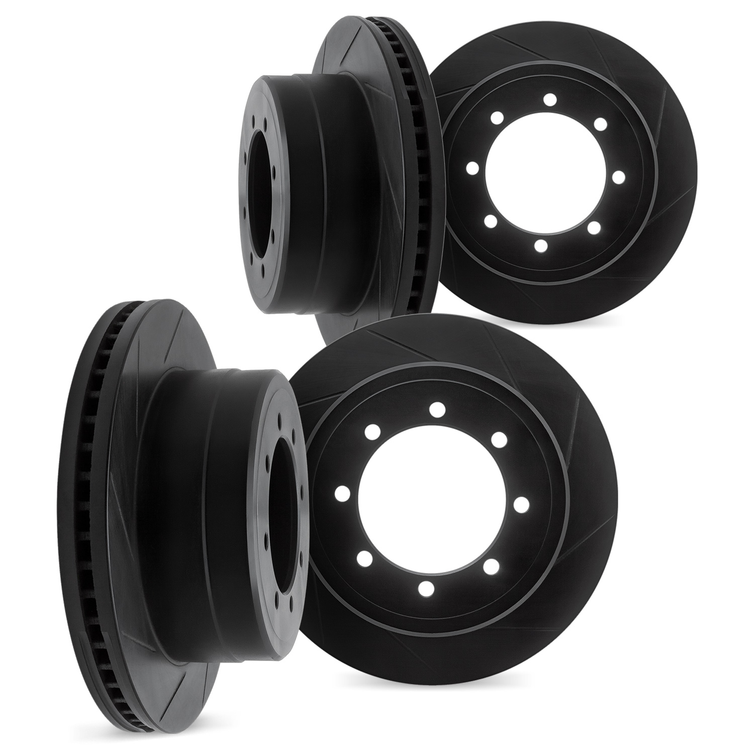 2012 Ford E-150 DFC Rotors-Slotted-Black