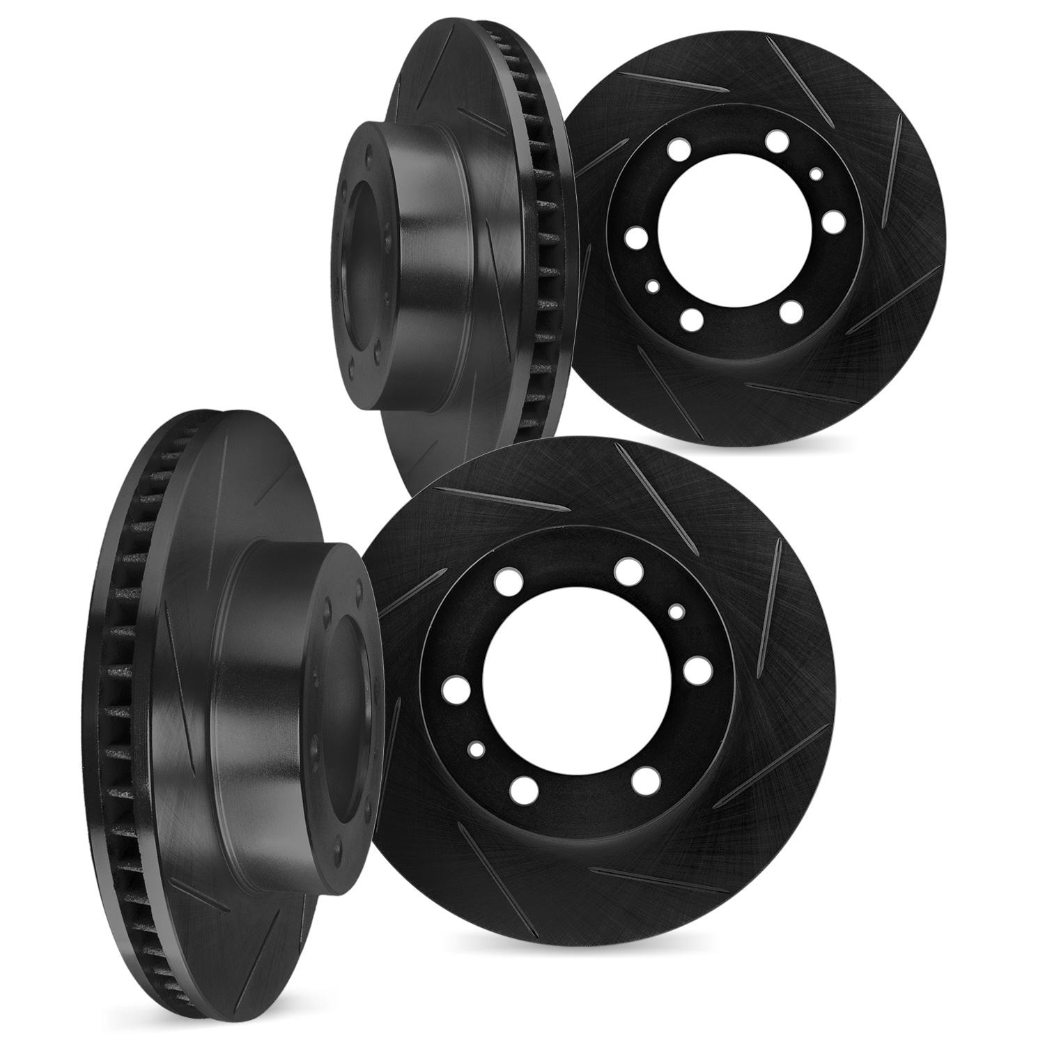 2021 Lincoln Navigator DFC Rotors-Slotted-Black