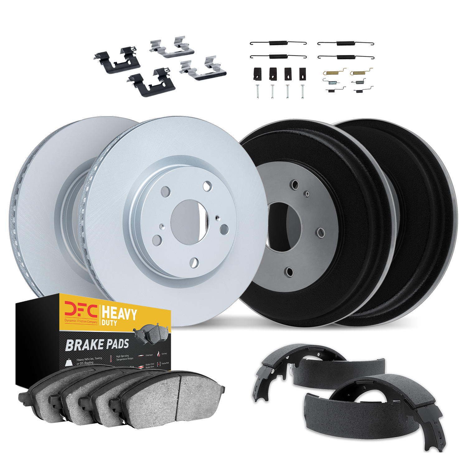 2006 Ford Ranger DFC Geospec Rotors with Heavy Duty Brake Pads includes ...