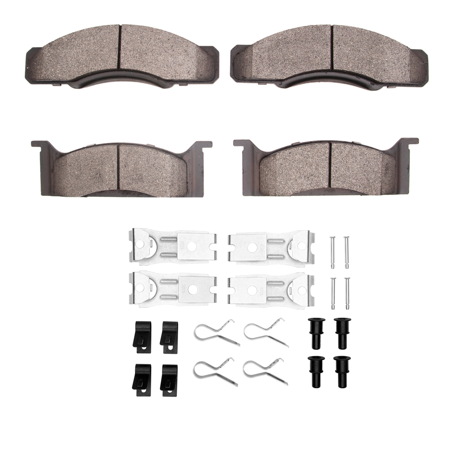 1968 Mercury Commuter DFC 4000 HybriDynamic Brake Pads and Hardware Kit