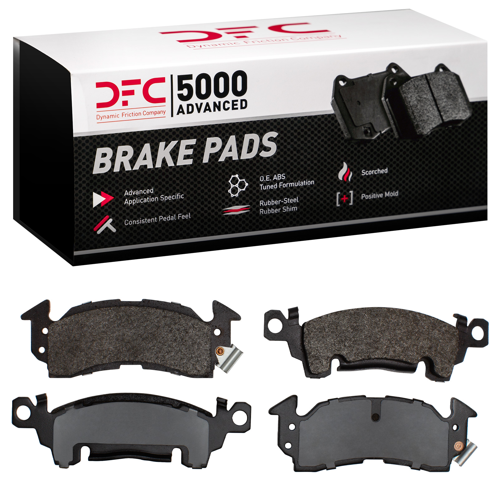 1972 Chevrolet Bel Air DFC 5000 Advanced Brake Pads - Semi Metallic