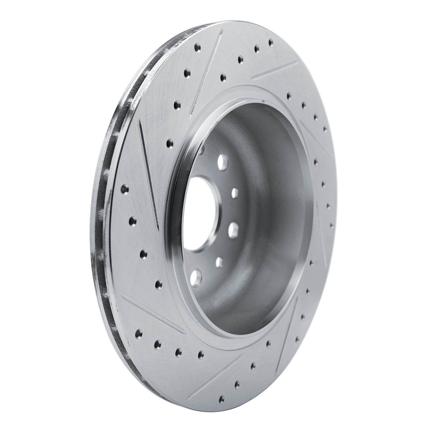 2025 Jeep Gladiator DFC Brake Rotor - Drilled and Slotted - Silver